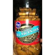 Kroger Almonds, Dry Roasted, Unsalted: Calories, Nutrition Analysis ...