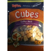 Hy-Vee Cheese, Natural, Colby Jack, Cubes: Calories, Nutrition Analysis ...