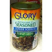 Glory Foods Turnip Greens, Lower Sodium: Calories, Nutrition Analysis ...