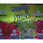 Capri Sun 100% Juice, Variety Pack: Calories, Nutrition Analysis & More ...