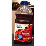 Great Value Juice Cocktail, Cranberry Black Cherry: Calories, Nutrition ...