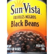 Sun-Vista Black Beans: Calories, Nutrition Analysis & More | Fooducate