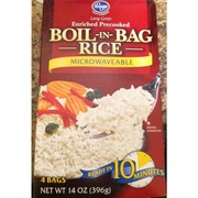 Kroger Rice, Boil-In-Bag: Calories, Nutrition Analysis & More | Fooducate