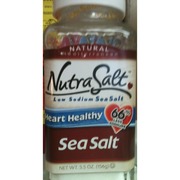 NutraSalt Sea Salt, Low Sodium: Calories, Nutrition Analysis & More ...