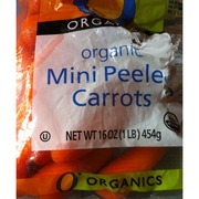 O Organics Organic Mini Peeled Carrots: Calories, Nutrition Analysis ...