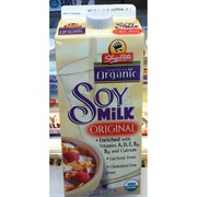 ShopRite Soy Milk, Certified Organic, Original: Calories, Nutrition ...