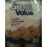 Great Value Ice Cream Cups, Vanilla: Calories, Nutrition Analysis ...