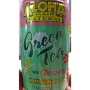 Aloha Maid Green Tea, With Ginseng: Calories, Nutrition Analysis & More ...