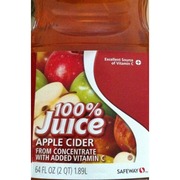 Safeway Cider, Apple: Calories, Nutrition Analysis & More | Fooducate