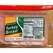 Safeway Turkey Breast, Oven Roasted: Calories, Nutrition Analysis ...
