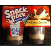 Snack Pack Pudding, Ice Cream Sandwich: Calories, Nutrition Analysis ...