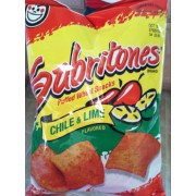 Sabritones Puffed Wheat Snack, Chile & Lime: Calories, Nutrition ...