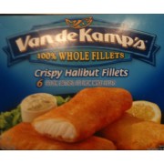 Van De Kamp's Halibut Fillets, Crispy Battered: Calories, Nutrition ...