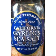 Olde Thompson Garlic & Sea Salt, California: Calories, Nutrition ...
