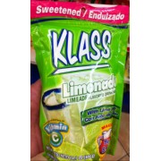 Klass Drink Mix, Lemonade Flavored, Limonada: Calories, Nutrition ...