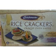 Crunchmaster Rice Crackers: Calories, Nutrition Analysis & More | Fooducate