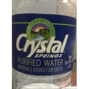 Crystal Spring Purified Water: Calories, Nutrition Analysis & More ...