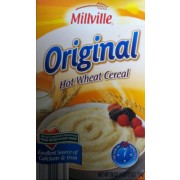 Millville Hot Wheat Cereal, Original: Calories, Nutrition Analysis ...
