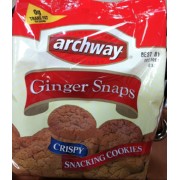 Archway Ginger Snaps: Calories, Nutrition Analysis & More | Fooducate