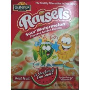 Champion Sour Watermelon, Flavored Golden Raisins: Calories, Nutrition ...