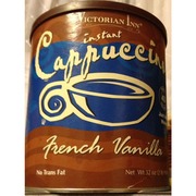 Victorian Inn Cappuccino, Instant, French Vanilla: Calories, Nutrition ...