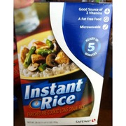 Safeway Instant Rice, Long Grain: Calories, Nutrition Analysis & More ...