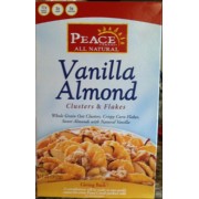 Peace Cereal Cereal, Vanilla Almonds, Clusters & Flakes: Calories ...