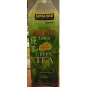 Kirkland Signature Natural Brewed Lemon Green Tea: Calories, Nutrition ...