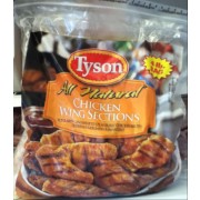 Tyson Chicken Wing Selections, All Natural: Calories, Nutrition ...