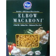 Kroger Elbow Macaroni: Calories, Nutrition Analysis & More | Fooducate