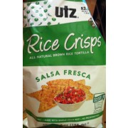 Utz Tortilla Chips, Brown Rice, Rice Crisps: Calories, Nutrition ...