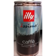 Illy Coffee Drink, Caffe', Italian Espresso Style: Calories, Nutrition ...