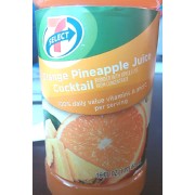 7 Select Juice Cocktail, Orange Pineapple: Calories, Nutrition Analysis ...