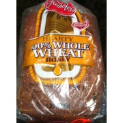 Freihofer's Bread, 100% Whole Wheat, Honey: Calories, Nutrition ...
