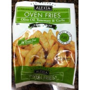 Alexia Oven Fries, Olive Oil, Rosemary, & Garlic: Calories, Nutrition ...