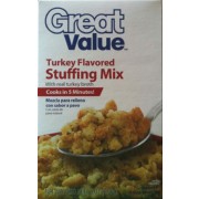 Great Value Stuffing Mix, Turkey Flavored: Calories, Nutrition Analysis ...