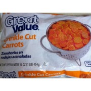 Great Value Carrots, Crinkle Cut: Calories, Nutrition Analysis & More ...