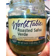 World Table Salsa Verde, Roasted: Calories, Nutrition Analysis & More ...