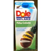 Dole 10)% Juice, Pina Colada: Calories, Nutrition Analysis & More ...