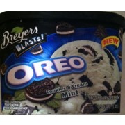 Breyers Blasts Frozen Dairy Dessert, Oreo Cookies & Cream Mint ...
