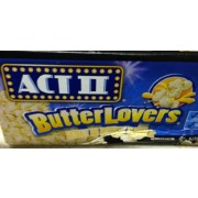 Act II Microwave Popcorn: Calories, Nutrition Analysis & More | Fooducate