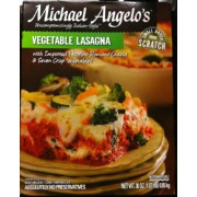 Michael Angelo's Vegetable Lasagna: Calories, Nutrition Analysis & More ...