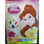 Kellogg's Assorted Frui Flavored Snacks, Disney Princess: Calories ...
