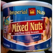 Imperial Nuts Mixed Nuts, Less than 65% Peanuts: Calories, Nutrition ...