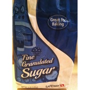 Safeway Sugar, Fine Granulated: Calories, Nutrition Analysis & More ...