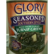 Glory Foods Turnip Greens with Diced Turnips: Calories, Nutrition ...