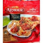 Armour Original Meatballs: Calories, Nutrition Analysis & More | Fooducate