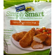 Simply Smart Chicken Strips, Lightly Breaded Breast Meat with Rib Meat ...