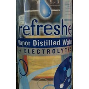 Refreshe Vapor Distilled Water + Electrolyte: Calories, Nutrition ...