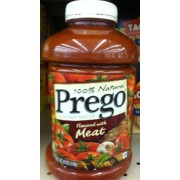 Prego Pasta Sauce, Flavored with Meat: Calories, Nutrition Analysis ...